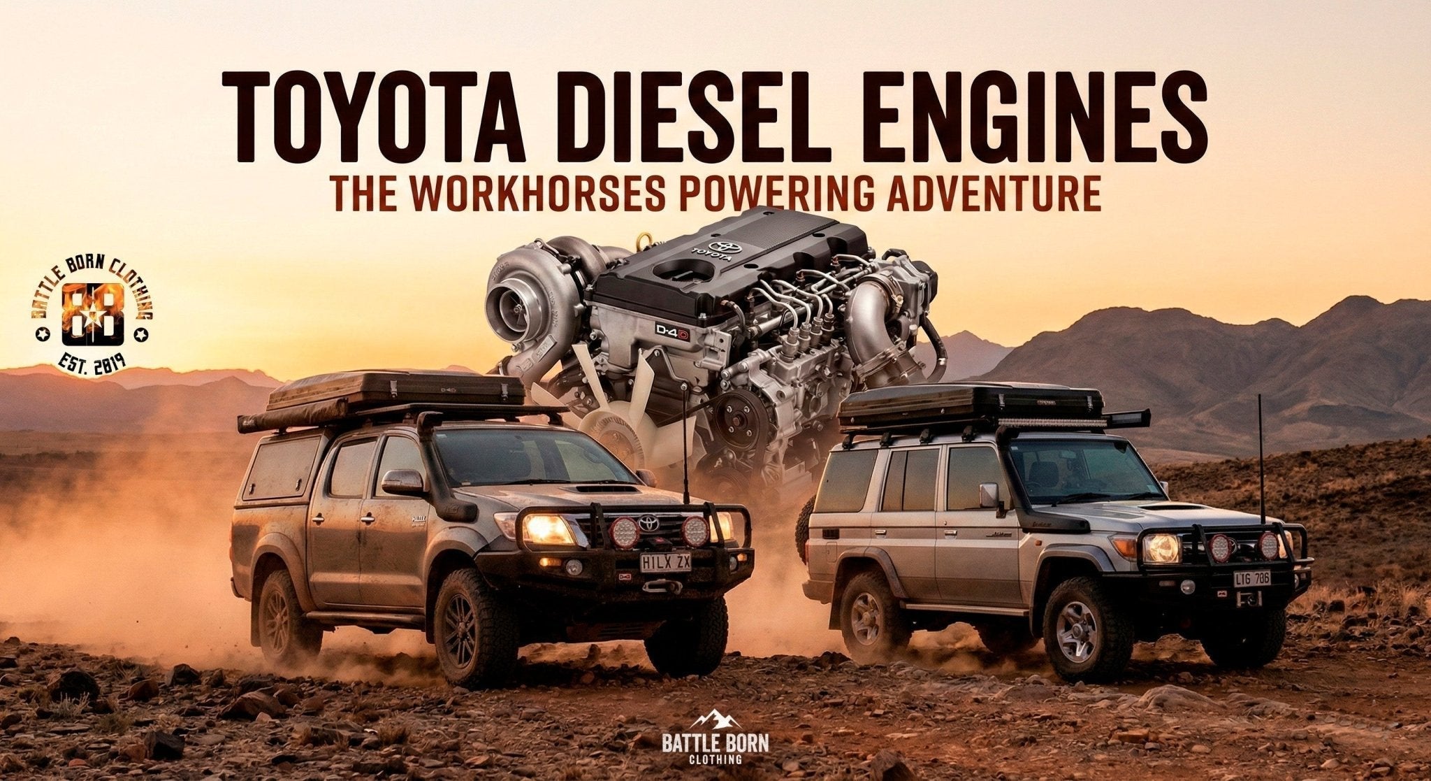 Toyota Diesel Engines Guide: Hilux & Land Cruiser – Battle Born Clothing